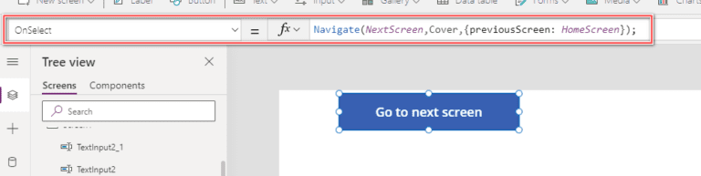 How to Navigate To Previous Screen (PowerApps Back Button)