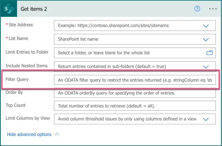 How To Use OData Filters In Power Automate With SharePoint