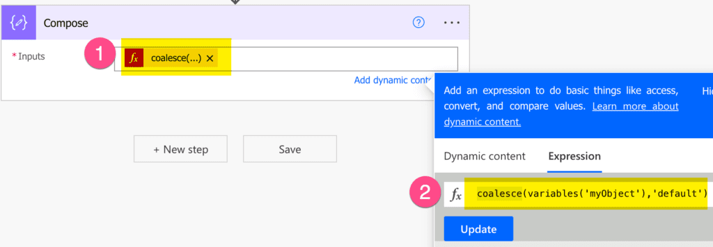 Power Automate Coalesce Function Explained