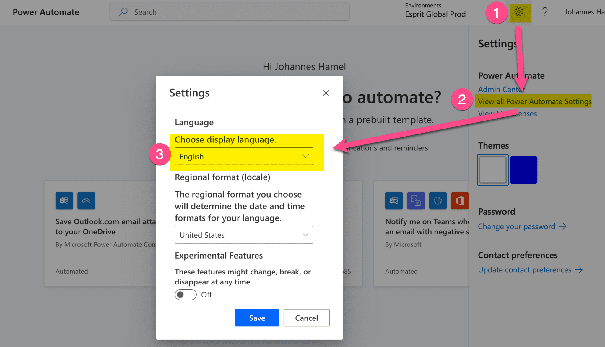 How To Change The Power Automate Language Step By Step